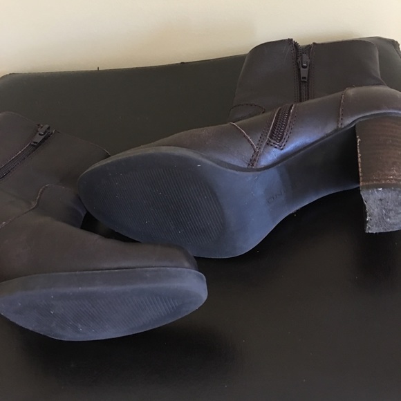 Bandolino | Shoes | Bandolino Brown Leather Cowboy Booties 7m Likenew ...
